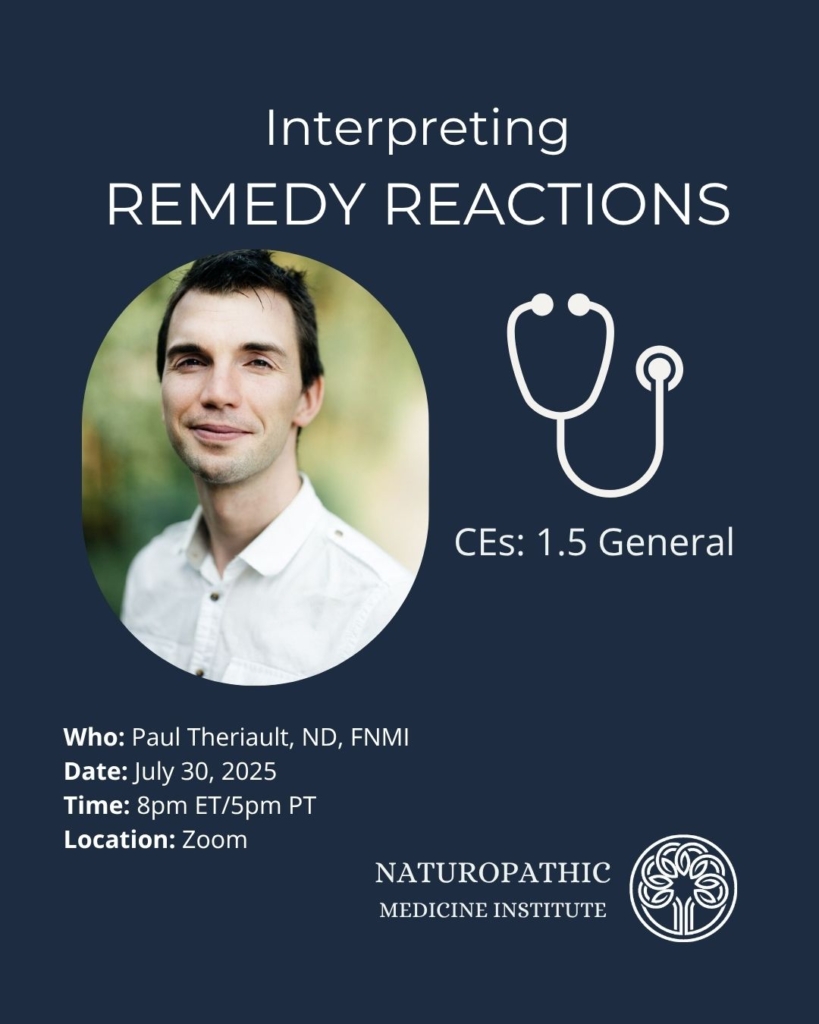 Interpreting Remedy Reactions – Naturopathic Medicine Institute
